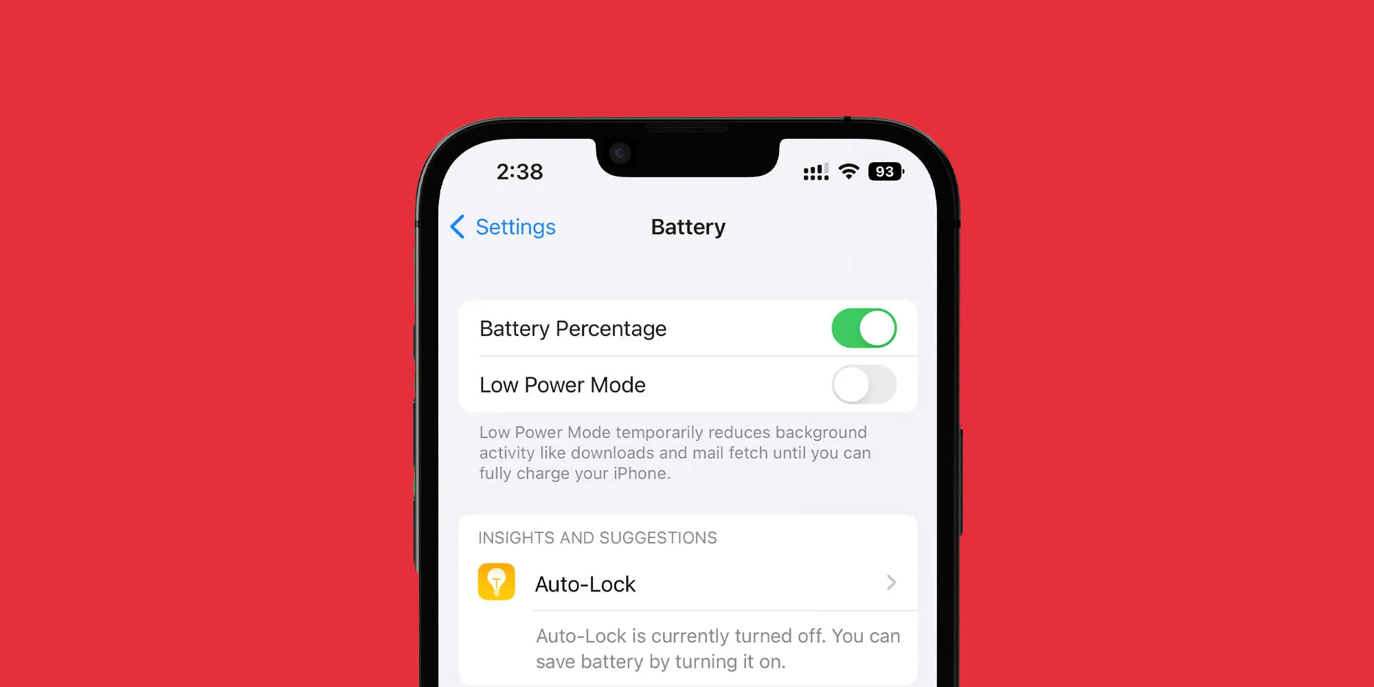 How to enable the status bar battery percentage in iOS 16 - FWNED